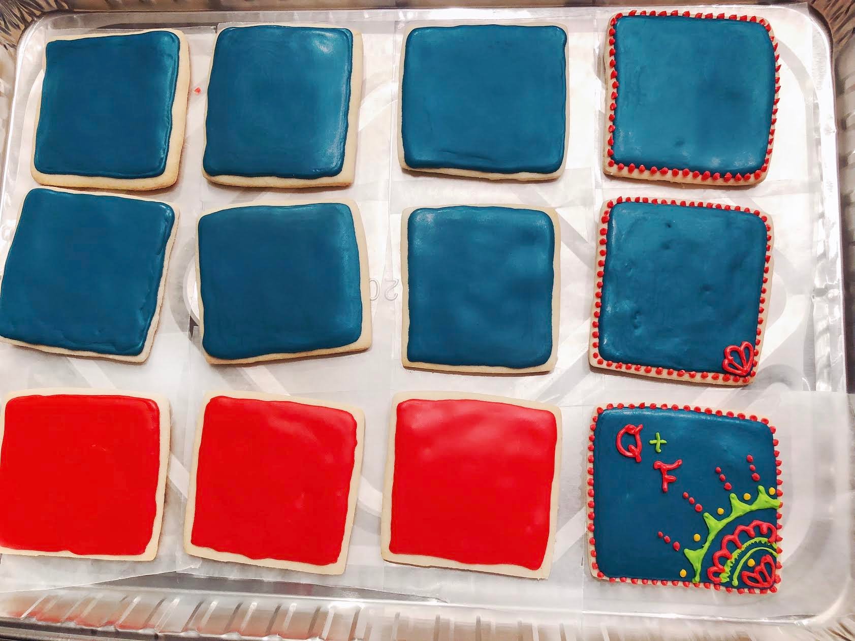 Making mehndi/henna pattern cookies